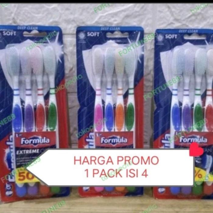 Jual SIKAT GIGI FORMULA EXTREME CLEAN PACK ISI 4 - Jakarta Barat ...