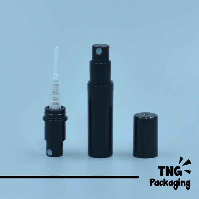 Jual Botol Spray 2ml Botol Parfum Mini Plastik Hitam Glossy Tutup Tekan ...