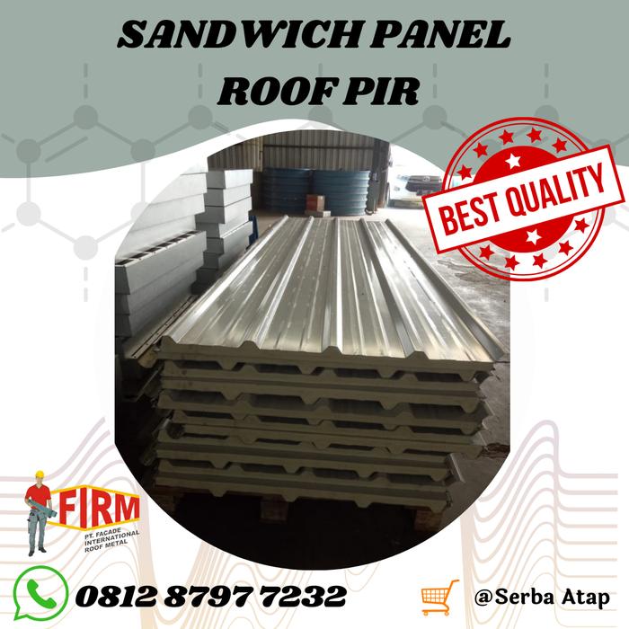 Jual Sandwich Panel PIR Roof/Atap Color Standar - Kab. Bogor - Serba Atap | Tokopedia