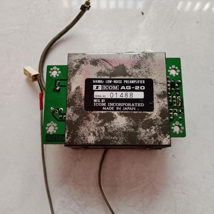 Jual RX RF Amplyfier type AG 20 bisa di gunakan utk radio ICOM VHF ...