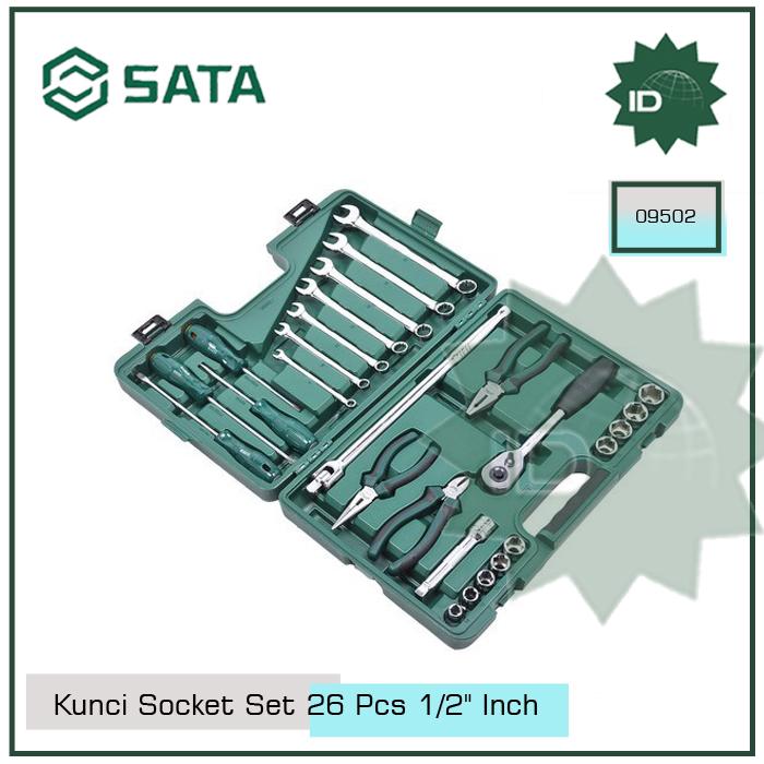 Jual Kunci Shock Socket Set 26Pc 1/2" Socket Tool Set (Metric) 09502 ...