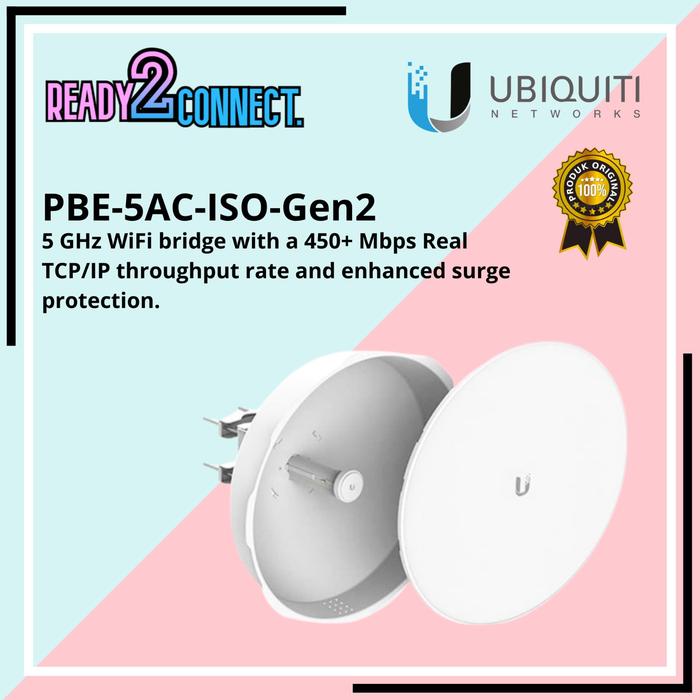 Jual Ubiquiti UB PBE-5AC-ISO-Gen2 PowerBeam 5GHz AC ISO Gen2 25dBi ...