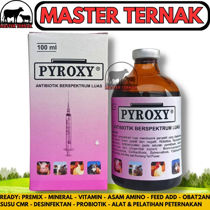 Jual PYROXY 100 ML - Obat antibiotik Pernafasan dan Pencernaan Pada ...