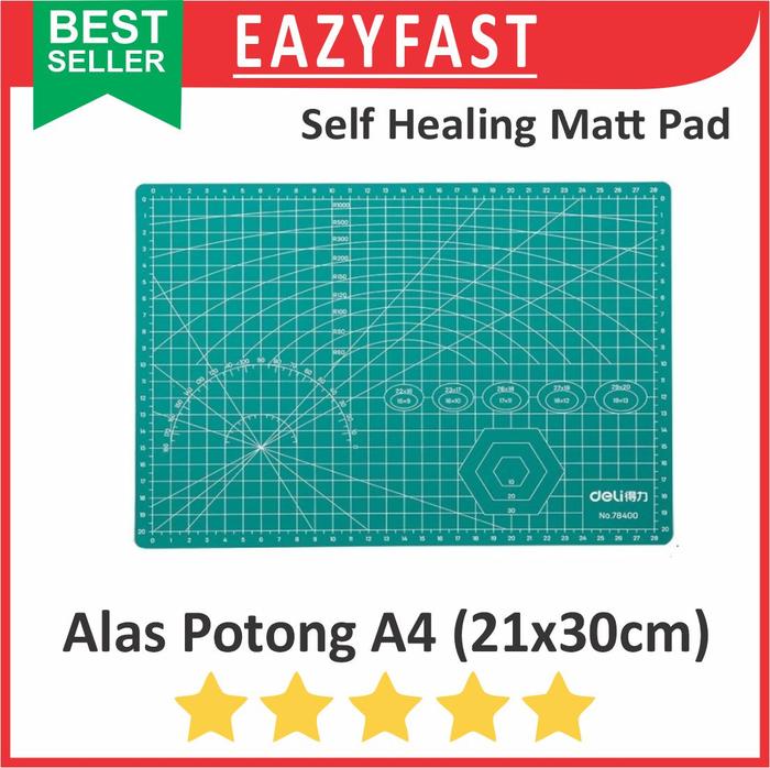 Jual Cutting Mat Matt Pad A4 Papan Alas Potong Cutter Work Green 21x30 cm - Kab. Bandung ...