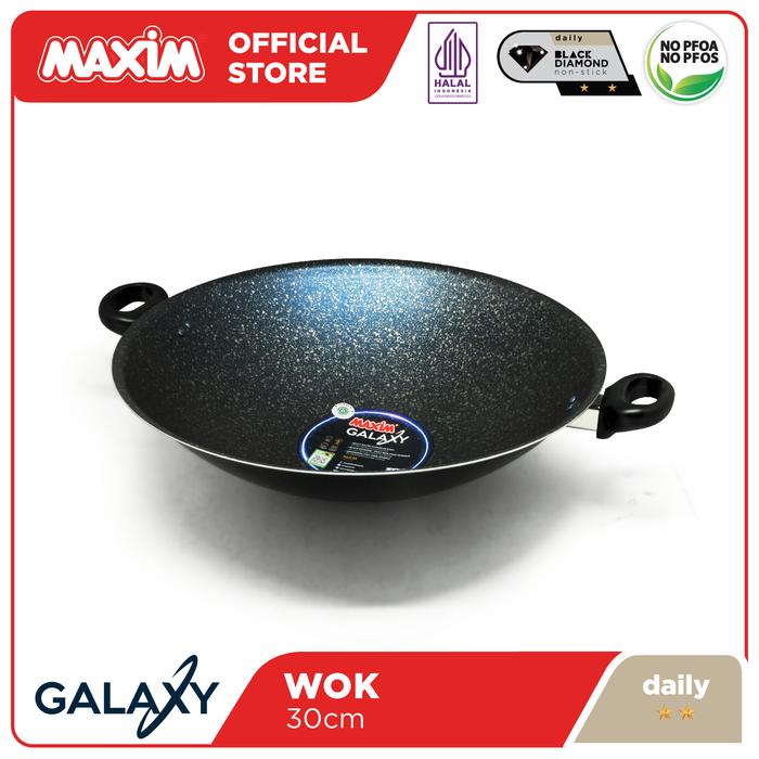 Promo Maxim Galaxy Wajan Anti Lengket Teflon 30cm Wok - Kab. Bekasi ...