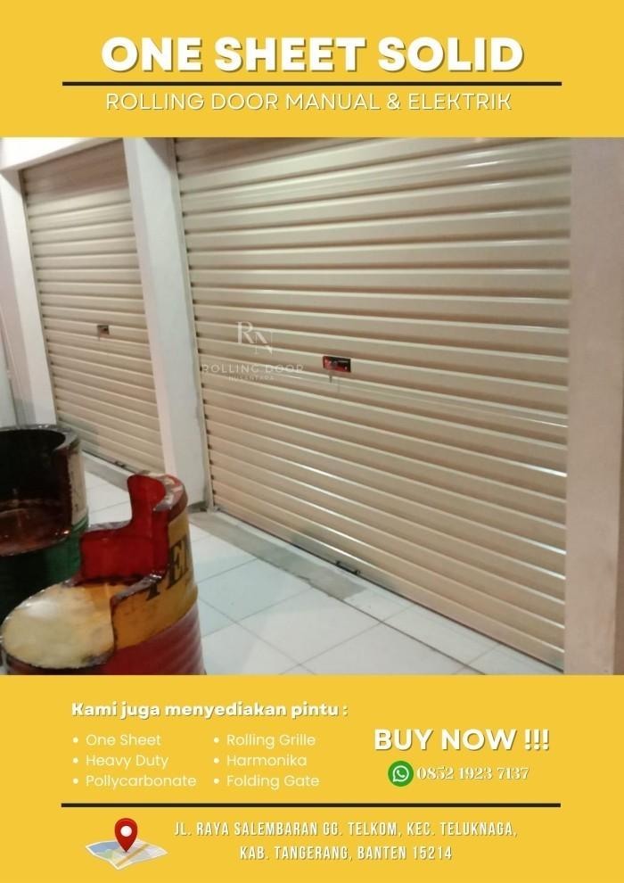 Jual Rolling door one sheet solid pintu toko ruko mall tebal - Jakarta ...