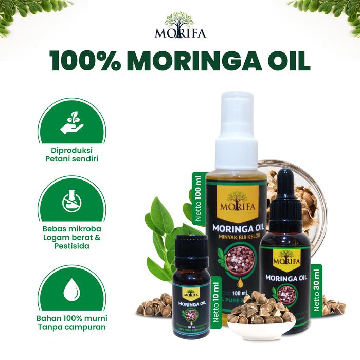 Promo 100%PURE & ORGANIC MORINGA SEED Oil 30ML, TIMOR MORINGA®(ADA COA ...