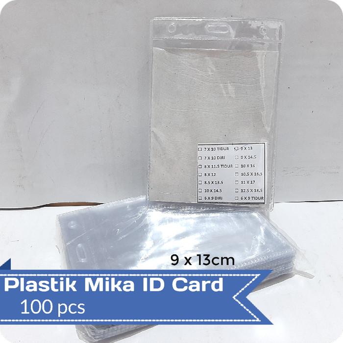 Jual Plastik Mika Name Tag ID Card 100pcs - 11 x 17 Berdiri - Kota ...
