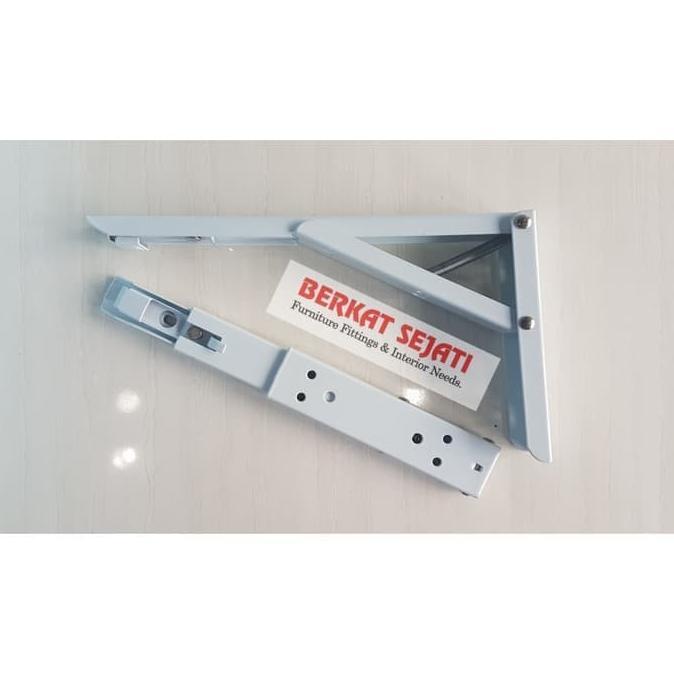 Jual 12" 30cm Siku Dinding Penyangga Rak Meja Lipat Shelf Bracket ...