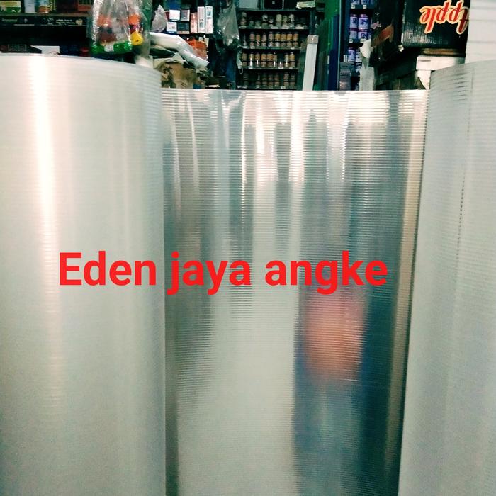 Jual PLASTIK TUTUP PAGAR GARIS GARIS TEBAL 1 mm / FIBER METERAN PUTIH ...