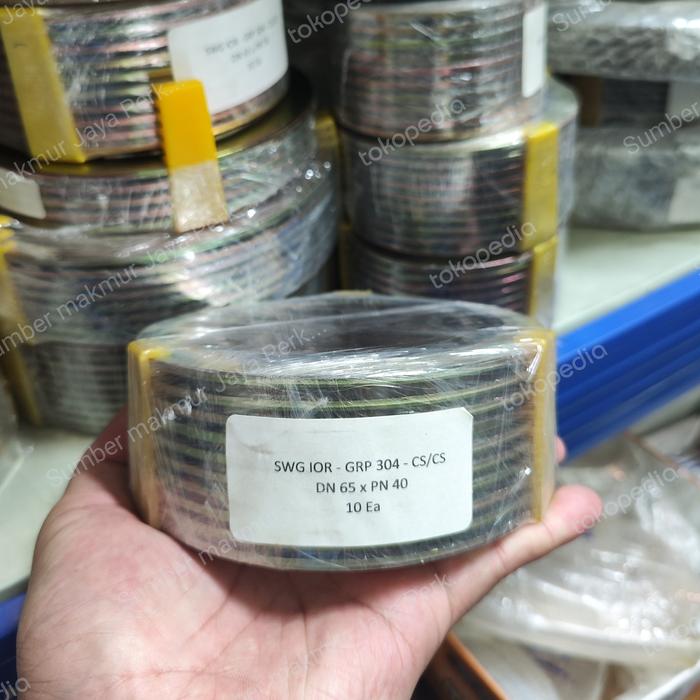 Jual SWG PN25 Carbon Steel ( Spiral Wound Gasket CS PN25 ) 21/2"inch ...