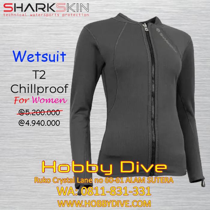 Jual Sharkskin T2 Chillproof Long Sleeve Full Zip Women - Scuba Diving - Kota Tangerang Selatan ...