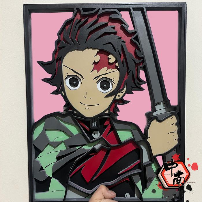 Jual Poster 3D Multilayer Demon Slayer Tanjiro - Jakarta Barat - Nakami ...