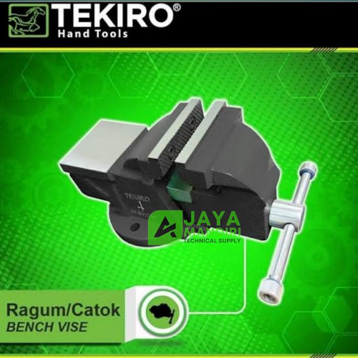 Jual Ragum Tekiro 5 inch / Bench vise steel body Tekiro / Ragum catok ...