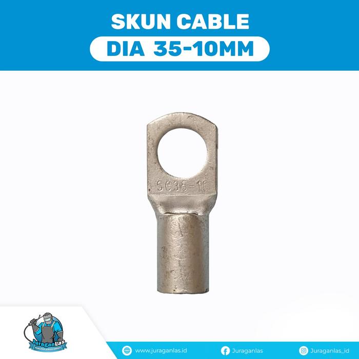 Jual skun kabel scun cable SC 35-10 35mm M10 cable lug - Jakarta Pusat - Indo Las | Tokopedia