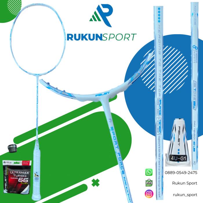Jual Raket Badminton FELET SPORT FORCE (New Colour) - Red - Jakarta ...