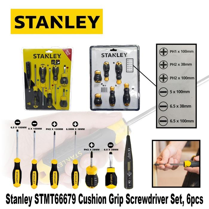 Jual Stanley stmt66679 - obeng set 6pcs + tespen digital - Kota ...
