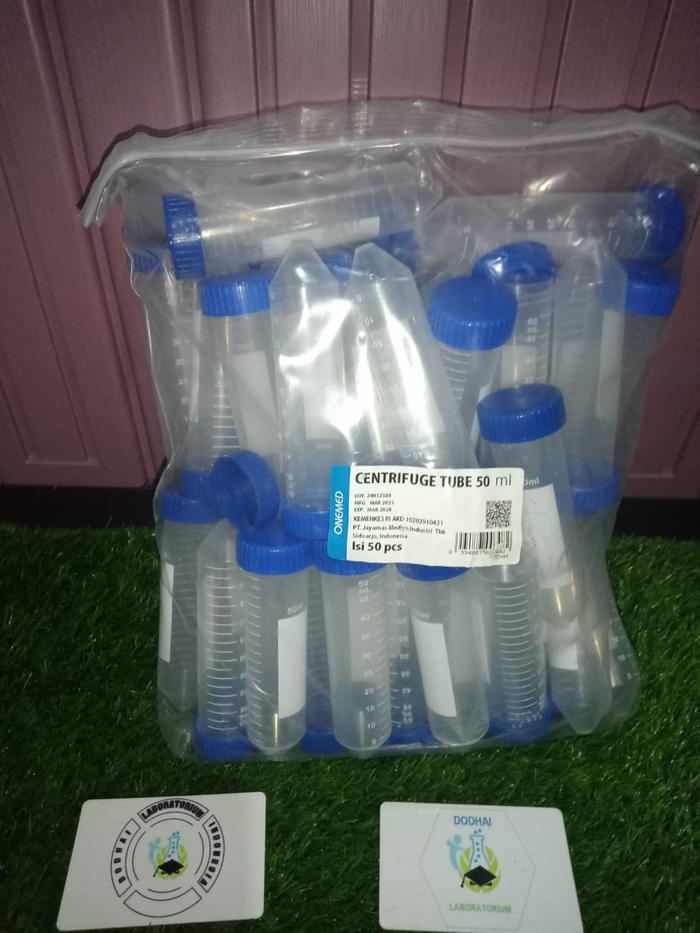 Jual Tabung Centrifuge, Tabung Sentrifuse 50 ML ONEMED, eceran per pcs ...