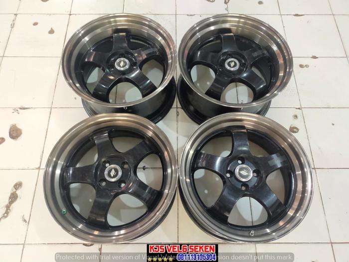 Jual VELG MOBIL WORK MEISTER R17 PCD 4X100 75/9 OFFSET 38 BLACK GOLD POLIS - Jakarta Barat - KJS ...