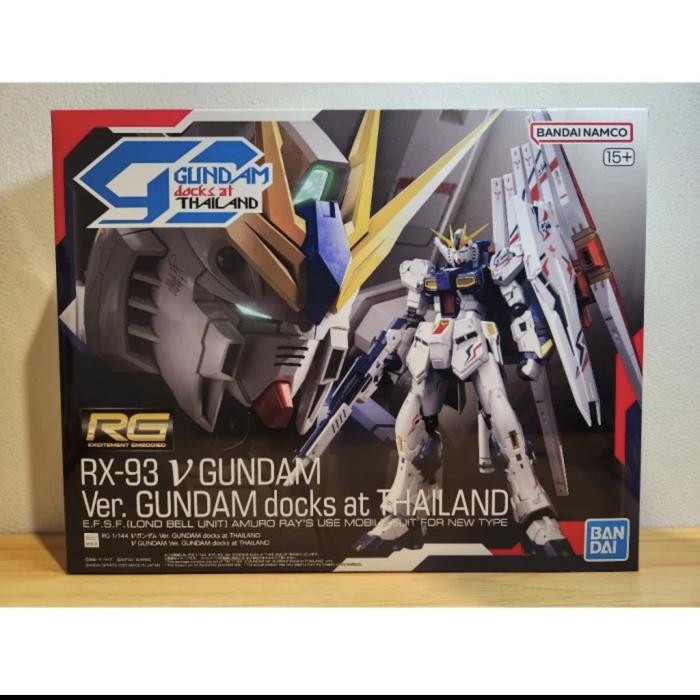 Jual RG RX-93 V Gundam / Nu Gundam Ver. Gundam Docks Thailand Model Kit ...