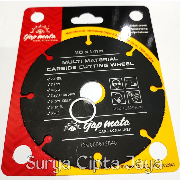 Jual Mata gerinda pemotong pvc akrilik karet 4 inch Diamond wheel Tjap ...