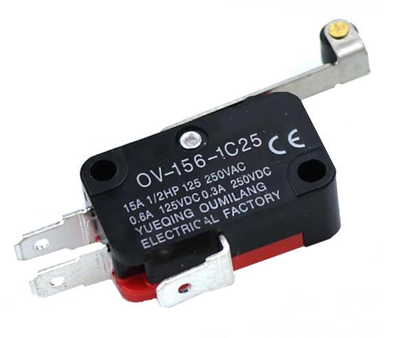 Jual Mini Limit Switch Omron Saklar Micro Miniature Tuas Gagang Roda ...