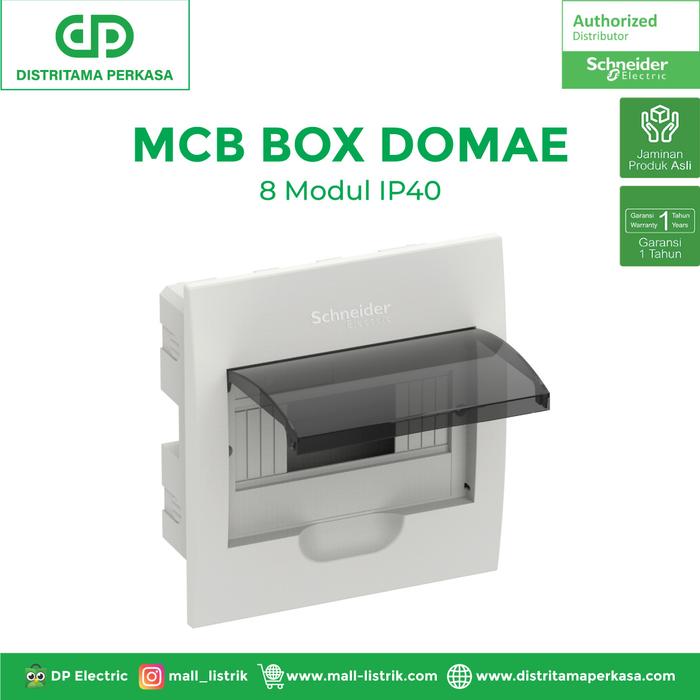 Jual Schneider MCB Box Domae IP40 8 Module - DOMH12108F - Kota ...