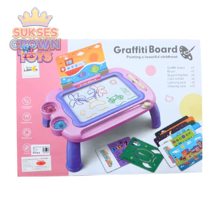 Jual Papan Magnet Board Gaffiti / Papan Magnet Belajar Set / Meja Papan ...