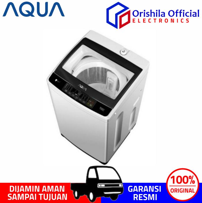 Jual AQUA AQW-78DD (BK) Mesin Cuci 1 Tabung 7KG Top Loading Japan 7KG - Kota Depok - Orishila ...