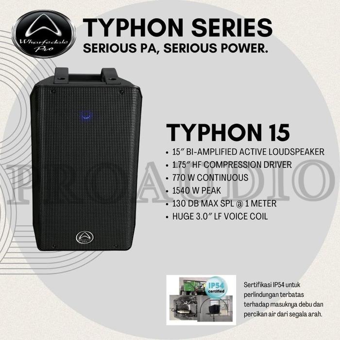 Jual Speaker Aktif 15 Inch Wharfedale Pro Typhon AX 15 AX15 Bi-amp ...