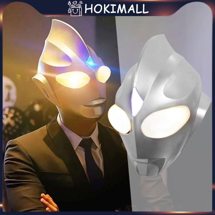 Jual Ultraman Tiga Cosplay Lampu Helm Untuk Anak Tactile Switch Cosplay ...