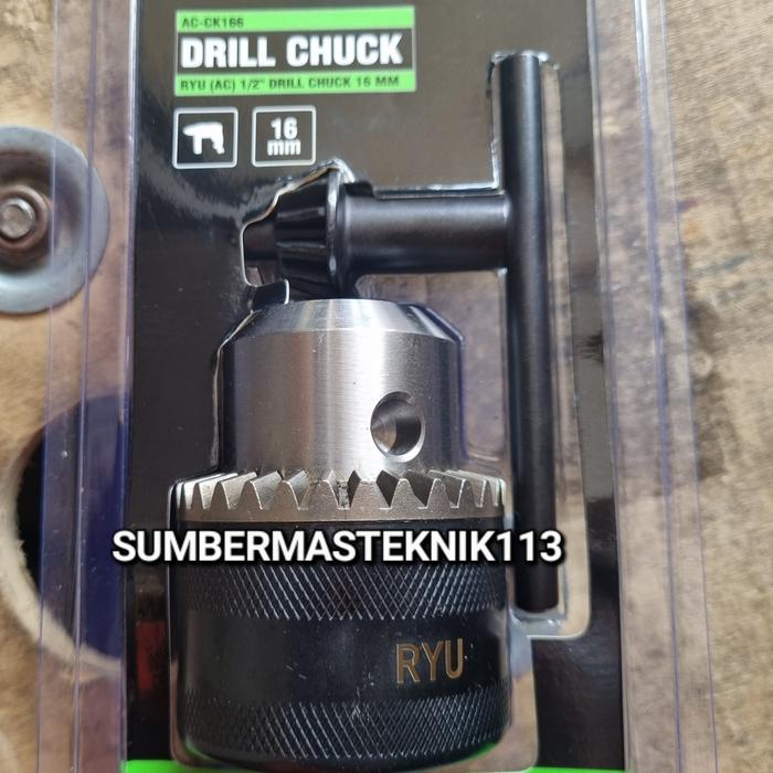 Jual KEPALA BOR 16MM DRAT 1/2" CHUCK BOR 16MM X 1/2" DRILL CHUCK 16MM ...