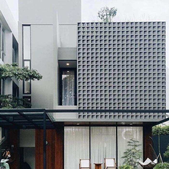 Jual loster/roster/modern/beton/minimalis motif nako abu lobang 1 ...