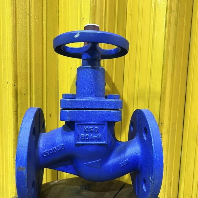 Jual GLOBE VALVE STEAM BELLOW SEAL KSB BOA-H FLANGE 1.1/2 INCH DN40 PN16 - Jakarta Barat ...