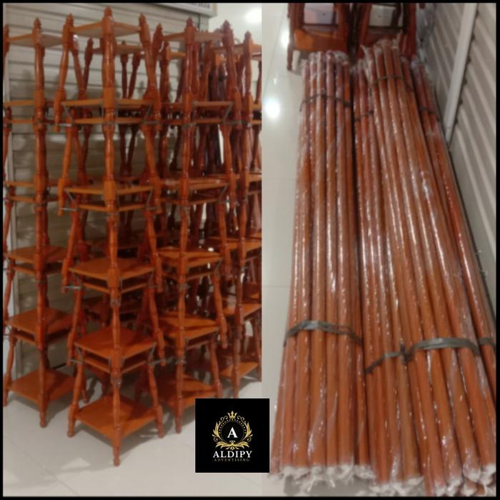 Jual Tiang Pataka Bendera Ruangan Lobang 1 satu satu set Tiang dan ...