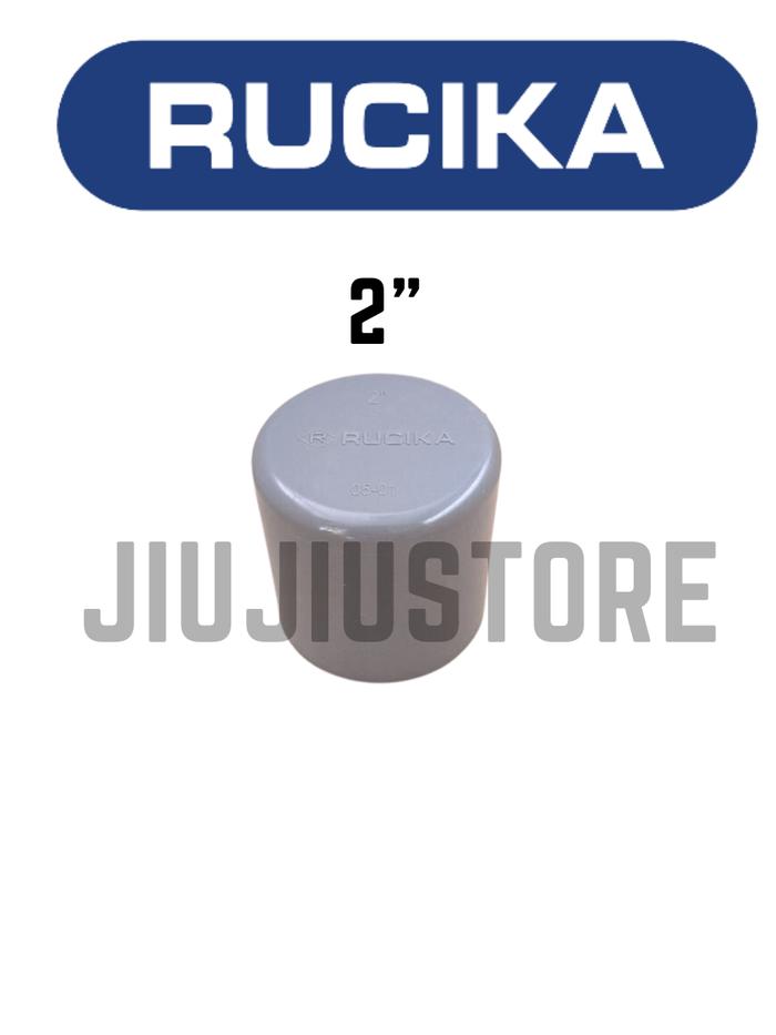Jual RUCIKA CAP PVC D 2 INCH DOP PVC D 2" RUCIKA PENUTUP PIPA 2" INCH ...