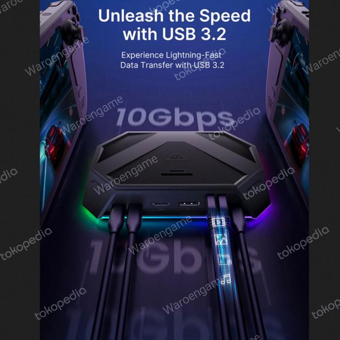 Jual Jsaux 12 In 1 Rgb Docking Station Rog Ally Steam Deck Ayaneo Dock ...