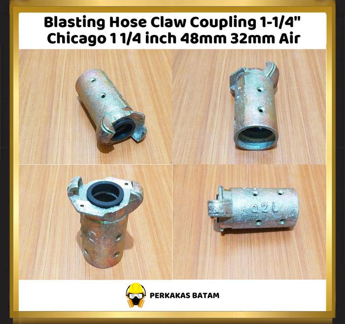 Jual Blasting Hose Claw Coupling 1-1/4" Chicago 1 1/4 inch 48mm 32mm ...