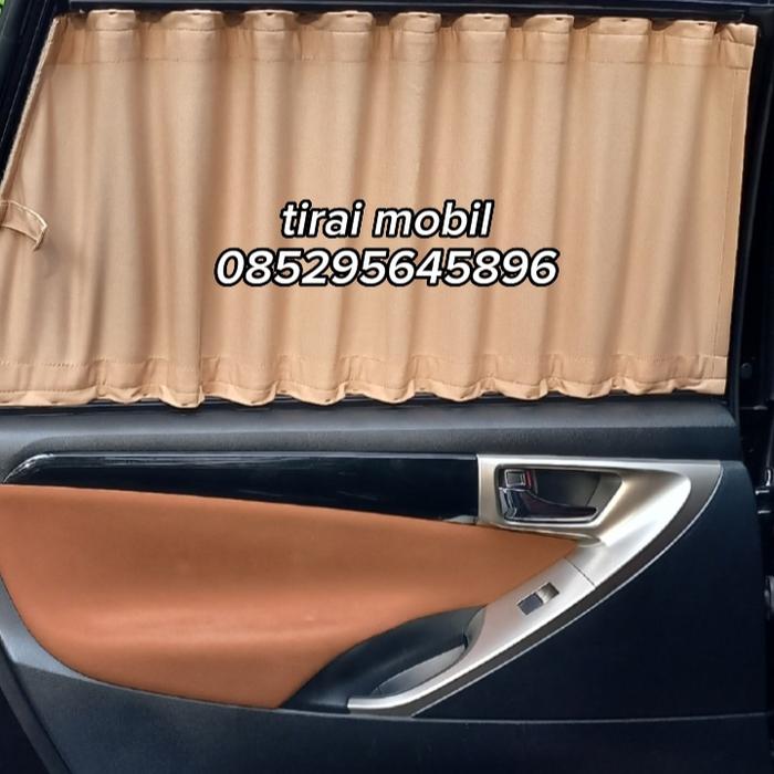 Jual Tirai mobil INNOVA REBORN th 2016 -2022 - Cream tua, baris 1 dan 2 ...