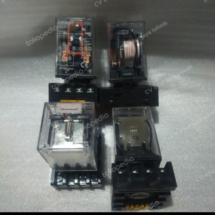 Jual relay omron MK2P-1 10a 8pin ac 220v + socket new original 100% - Kab. Tangerang - jaya ...