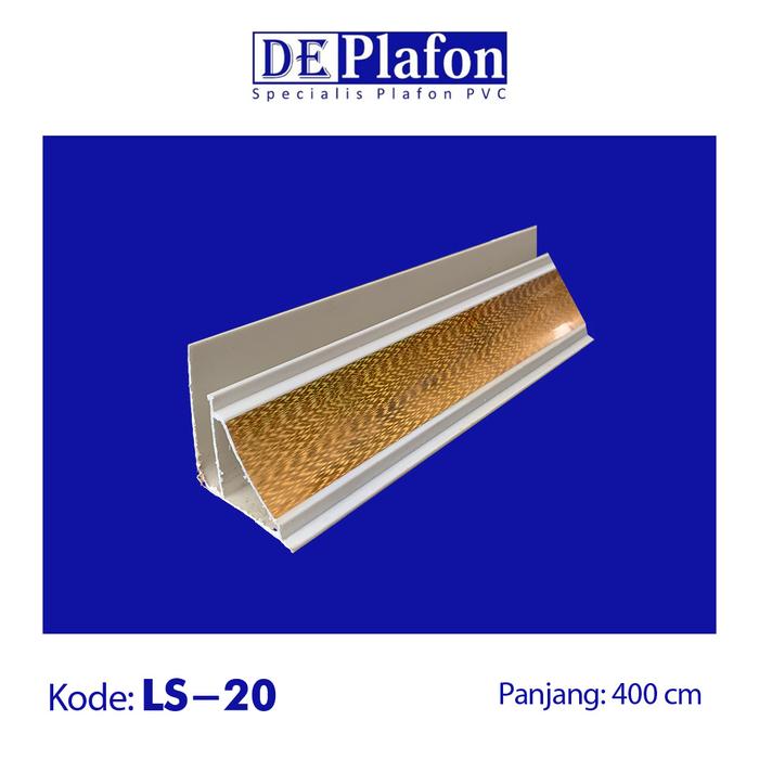 Jual De Plafon - LIS PVC / LIST PVC PINGGIR SIKU SAMBUNG 3 4 6 8 CM ...