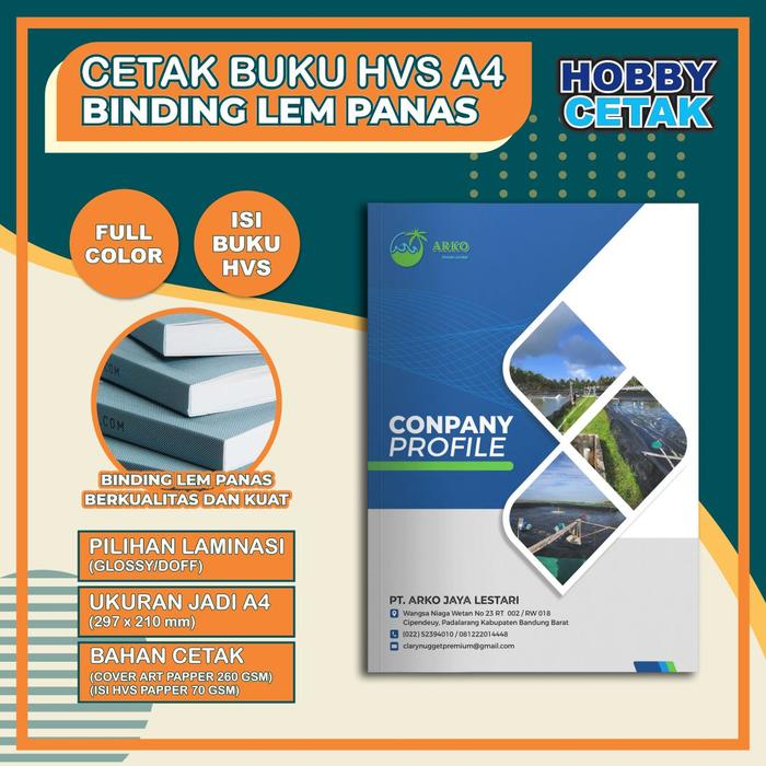 Jual Cetak Buku majalah Katalog Ukuran A4 Bahan isi HVS Binding Lem ...
