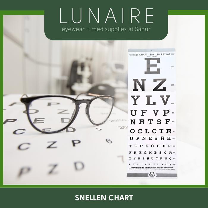 Jual Snellen Chart / Kertas Tes Mata Rabun Jauh / Snellen Cart Manual ...