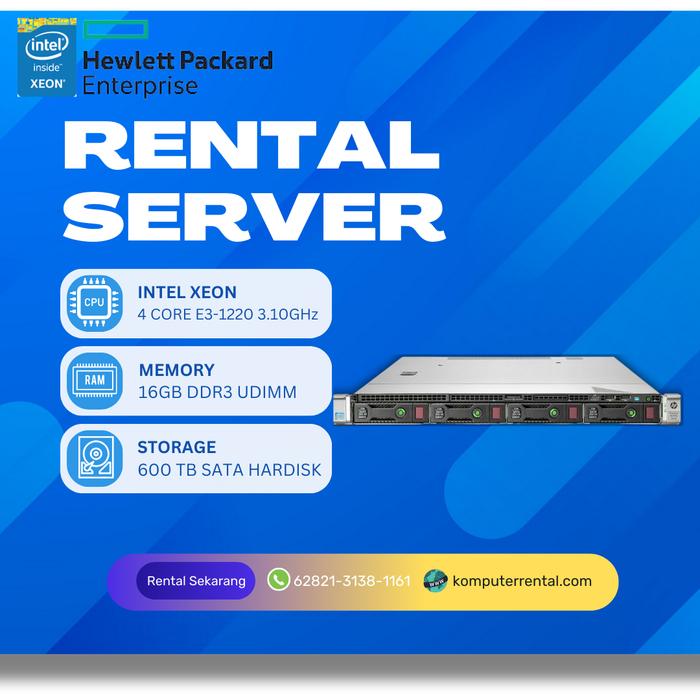 Jual Sewa Server HP Intel Xeon 4 Core RAM 16GB HDD 600GB Rackmount ...