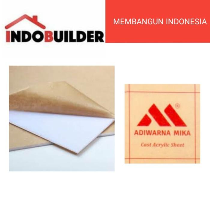 Jual AKRILIK PUTIH SUSU ADIWARNA MIKA TEBAL 3 MM DIMENSI 1 X 2 METER ...
