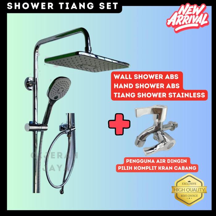 Jual SHOWER TIANG SHOWER COLUMN HAND SHOWER + PANCURAN - K.SILVER ...