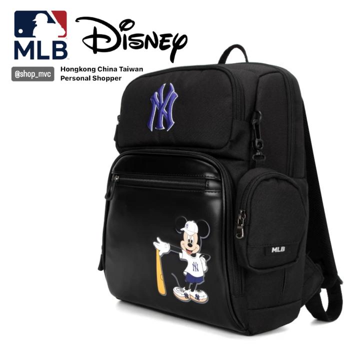 Jual MLB x Mickey Mouse Backpack Black Authentic | Backpack Adult ...