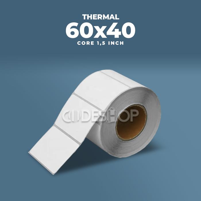 Jual Label Stiker Thermal 60x40 Timbangan Digital 60 x 40 mm Core 1,5 ...