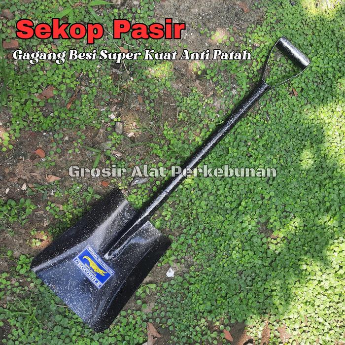 Jual Sekop Skop Papak Datar Besar Gagang Besi Kuat full coating - Kab ...