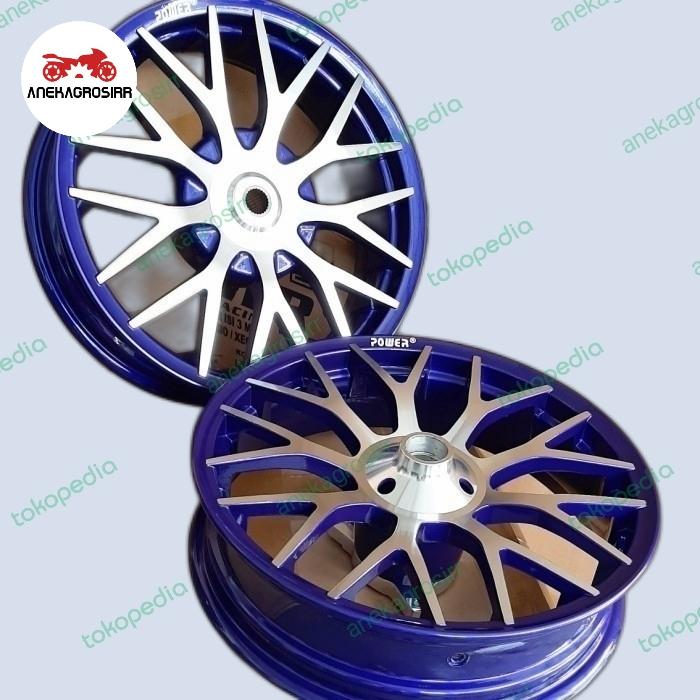 Jual Velg Racing Tapak Lebar Power Aerox 155 Blue/Chrome - Jakarta ...